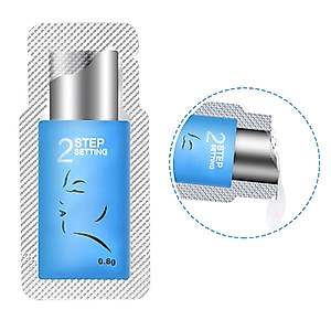 PERMANIA Lash Lift Kit,Separate Steps Products for Salon or at Home, Steps 10 Sachets of 0.8g/0.03oz Each Prep (STEP#2)