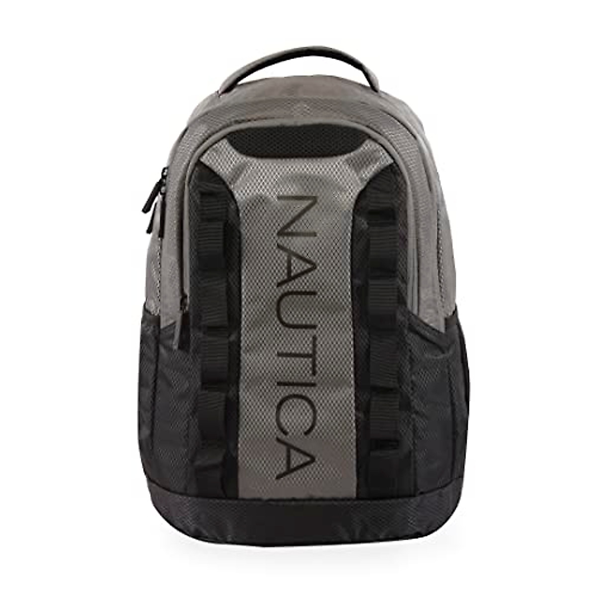 Nautica Armada Laptop Backpack, Grey/Black, One Size