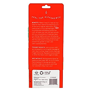 Clean Logic Stretch Bath & Shower Cloth (Assorted Colors) (3 Pieces)- Pack of 1.