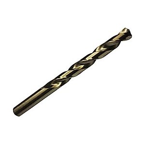 6 Pcs, #43 Cobalt Gold Heavy Duty Jobber Length Drill Bit, Drill America, D/Aco43, Number Of Flutes: 2; Cutting Direction: Right Hand, Flute Length: 1-1/4"; Overall Length: 2-1/4"