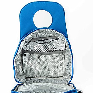 milkdot Designer Insulated Lunch Bag, Light Pink Reusable Cooler Tote for Food & Drinks, Perfect for Women, Men and Kids, Stylish for boy and girls of all ages (Light Pink)