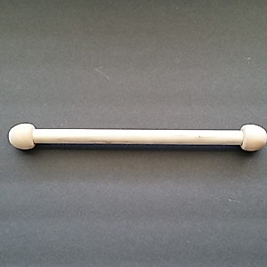 Finial Dowel Cap End 1 1/2" x 3/4" hole wooden (Package of 2) 1-1/2 in diameter Unfinished Wood Dome 3/4" dowel hole