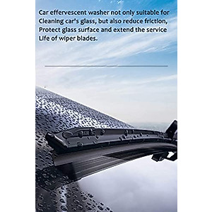Kindax Car Windshield Washer Tablets 40Pcs Car Glass Wiper Fluid Concentrated Clean Tablets 1 Pack Makes 42 Gallons,1 Piece Makes 1.05 Gallons