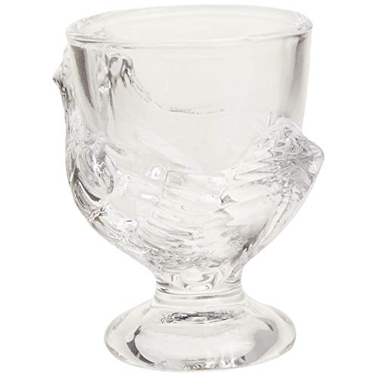 Abbott Collection Glass Chicken Egg Cup