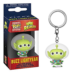 Funko Pop! Keychain: Pixar Alien Remix - Woody, 2 inches