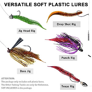 THKFISH Swimbaits for Bass Fishing,Soft Plastic Fishing Lures Bellows Shad Bellows Gill Soft Bait for Bass Fishing Worms for Bass Trout Walleye 3.15'' *6pcs 3.94'' *5pcs