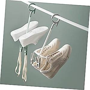 Zerodeko 1Pc Hanging Clothes Drying Rack Clothes Drying Racks Shoes Dry Hook Towel Hanger Laundry Hanger Drying Rack Shoes Dryer Rack Shoes Dry Rack Shoes Drying Rack Sock Shoe Rack