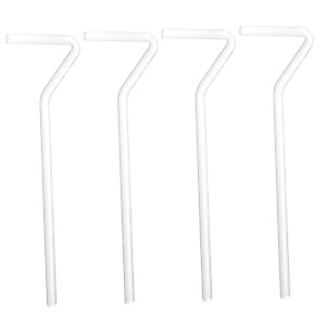 ULTECHNOVO Glass Cell Spreader, 4pcs Glass Coating Rod Glass Spreader Glass Diffuser Bars Professional Cell Spreaders Lab Glass Rod Tools Laboratory Spreader Cell Spreader