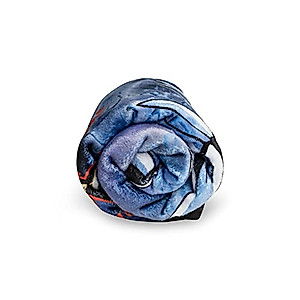 Yu-Gi-Oh! Blue-Eyes White Dragon Fleece Throw Blanket | 45 x 60 Inches