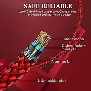 Fast Charger iPhone Charging Cable,iPhone Charger Fast Charging Cord [Apple MFi Certified] 3Pack 10FT Quick USBC to Lightning Cable for iPhone 14/14 Plus/14 ProMax/13/13Pro/12MiNi/11/XS/XR/SE,AirPods