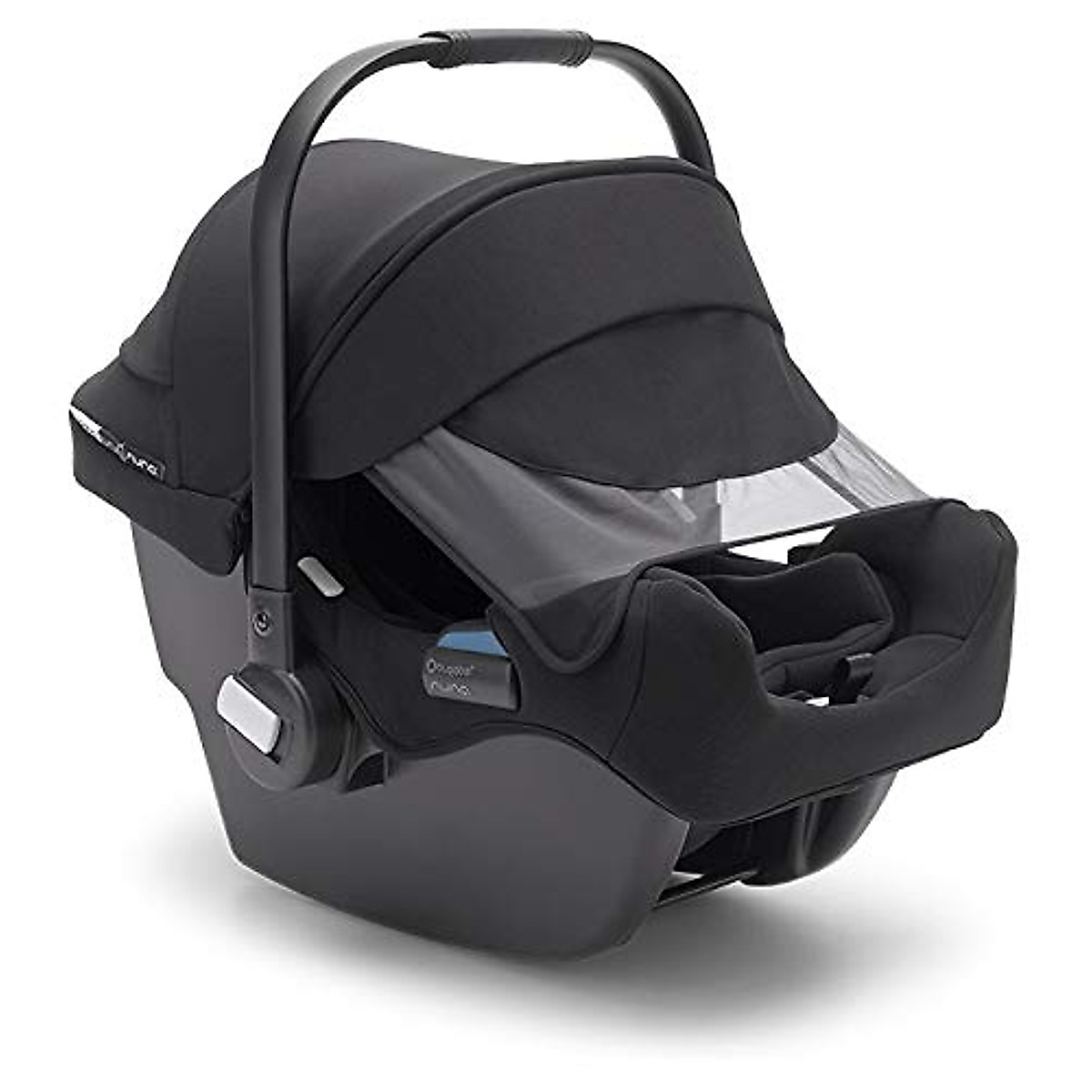 Bugaboo Turtle One by Nuna Car Seat + Base - Compatible with Bugaboo Fox, Lynx, Donkey Bee and Ant Strollers - Fits Infants 4 to 32 Pounds - 5-Point Safety Harness - Lightweight Car Seat - Black