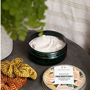 The Body Shop Pink Grapefruit Body Butter – Nourishing & Moisturizing Skincare for Normal Skin – Vegan – 6.75 oz