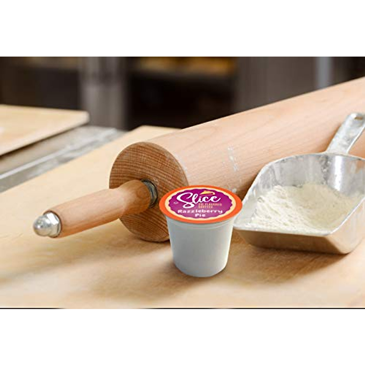 Slice Coffee Flavored Coffee, Variety Pack for Keurig K Cup Brewers, 40 Count, Pie Flavors (Blackberry, Grasshopper, Pecan, Coconut Cream, Razzleberry)