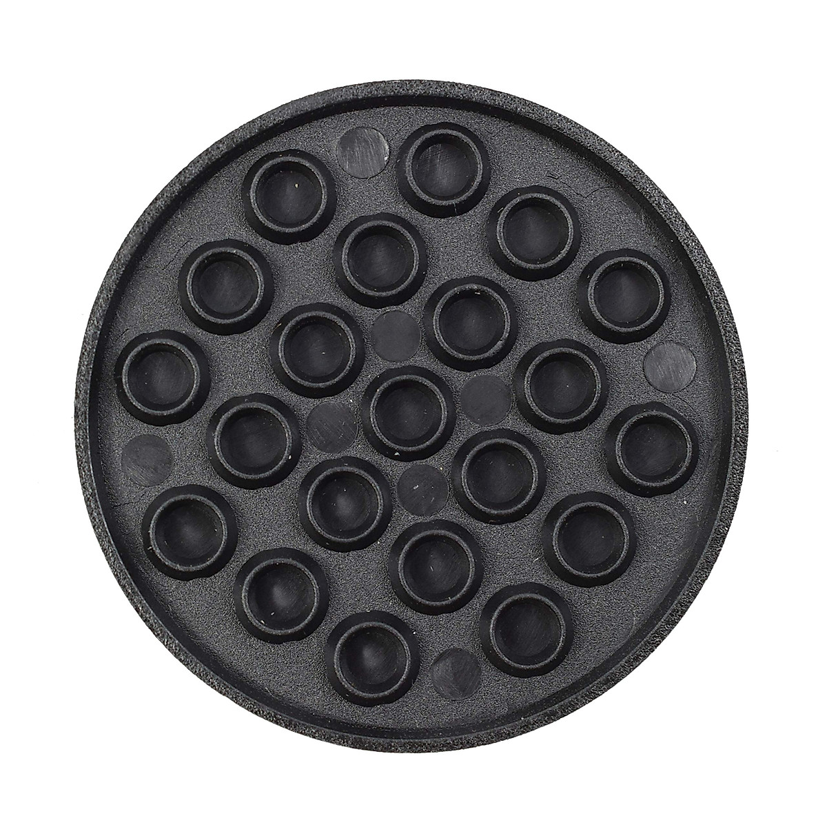 Stonehaven Miniatures 10PK - Blank Miniature Bases, 2" Diameter - Designed for 28mm Scale Table Top War Game Miniatures - Plastic, Black