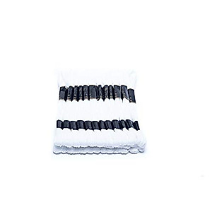 White Embroidery Floss, 24 Skeins Embroidery Thread Friendship Bracelet String, Cross Stitch Threads Hair Wrap Yarn