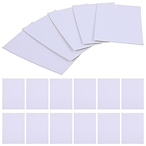 EXCEART Pre-Cut Picture Mat 20Pcs White Picture Mat Pre Cut Display Photo Frame Mat Cutting Mat Board for Photo Picture Artwork Opening Mat