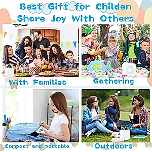 Portable Mini Printer, Pocket Bluetooth Thermal Printers with 7 Rolls Printing Paper for Smartphone, Inkless Printing Gift for DIY Label Receipt Photo Notes Study Home Office