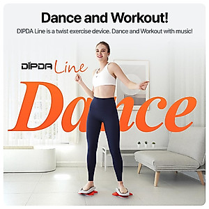 DIPDA- Compact Core Twisters for Home Gym - Workout Twist Boards for Exercise Twister | Twister Exercise Board | Ab Board Exercise Twister Board As Seen on TV | Twisting Waist Exercise Equipment