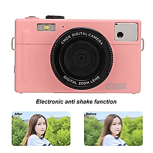 Mirrorless Camera, Micro Single Camera 3in LCD Display Monitor 1920x1080 8 Million HD CMOS for Park