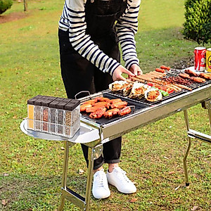 TOPZEA 12Pcs Spice Shaker Jars, Travel Seasoning Box with 2-in-1 Lids Empty Condiment Set Plastic Seasoning Storage Container Dispenser for Spice, Salt and Pepper, Clear