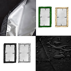 HyzXqq Enhanced Outdoor Swing Chair Canopy Replacement Cover – Waterproof, Windproof, Heavy Duty, and Rip-Resistant Garden Hammock Top Cover for Outdoor Furniture(Beige-hdw,84x48x9inch)