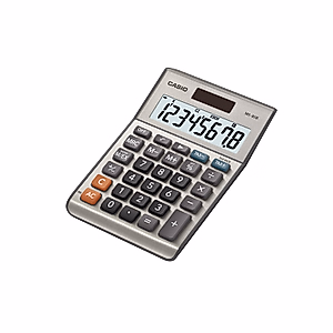 Casio MS-80B Standard Function Desktop Calculator,Black 147D×103W×28.8H mm