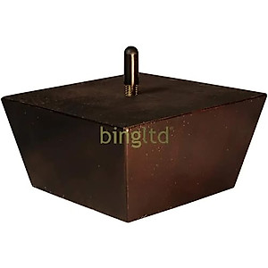 BingLTD - 2 ½” Mahogany Square Tapered Hardwood Sofa Legs - Set of 4 (ST7616-157)…