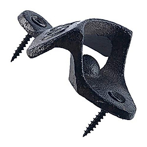 Homend 8pack Cast Iron Wall Mount Bottle Openers, Mounting Hardware Included, Vintage Rustic Bar(Wood Block is not Included)