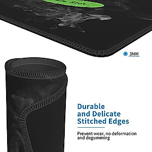 Mouse Pad Anti-Slip Waterproof Mousepad for Computer Laptop Office Pickle Slut Logo Home 10x12in