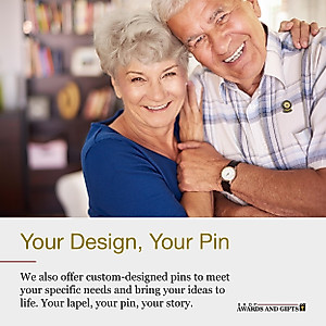 SHOP AWARDS AND GIFTS United States Service US Army Proud Mom Lapel Pin, Gift Boxed