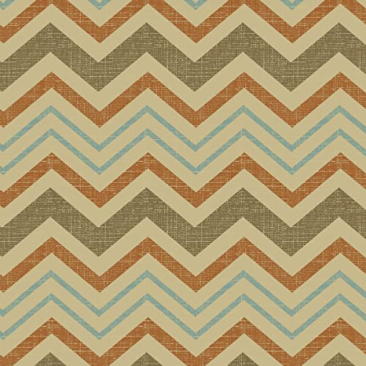 Stitch & Sparkles 100% Cotton Duck 45" Width Chevron Adobe Color Sewing Fabric by The Yard