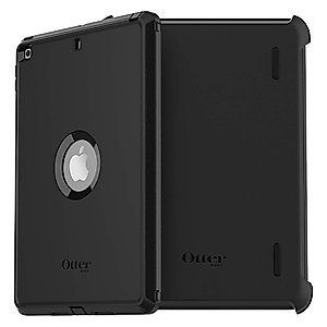 OtterBox Defender Series Case for iPad 7th, 8th & 9th Gen (10.2" Display - 2019, 2020 & 2021 Version) - Non-Retail/Ships in Polybag - Black, Rugged, Durable, Multi-Layer Protection