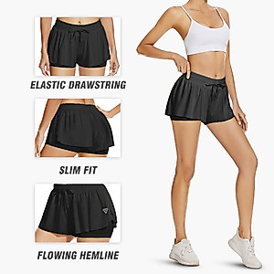 Flowy Shorts for Women Butterfly Summer Girls Shorts Preppy Kiki Kona Athletic Running Shorts Black XXS