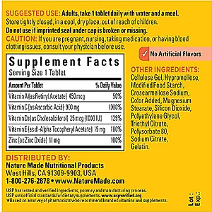 Natur Mad® Super C with Vitamin D3 and Zinc, Dietary Supplement for Immune Support, 200 Tablets, 200 Day Supply + Bonus: (1) Collagen One Plus for Beauty and Skin Health, 30 Capsules