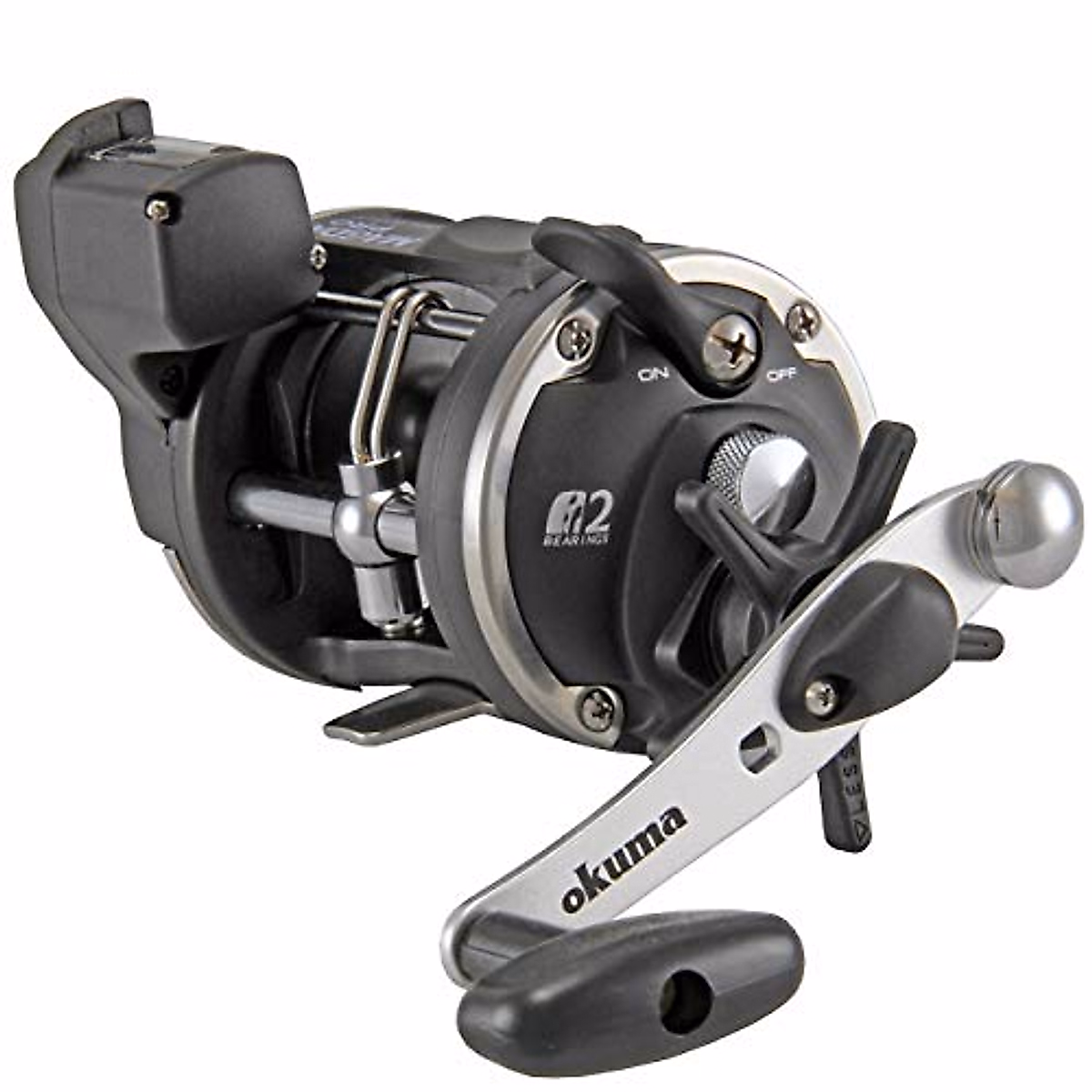 Okuma MA-20DLXT New Magda Linecounter Reel, Left Hand, Black