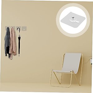 MAGICLULU 12pcs Traceless Hooks Picture Hook Non-Trace Hook Invisible Hooks Picture Hanging Kit