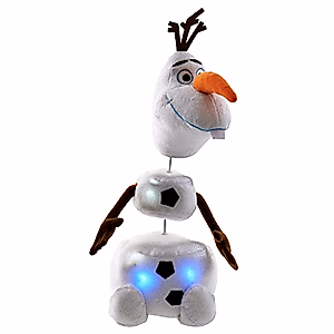 Frozen Disney Pull Apart Olaf Plush with Lights and Sounds, Kids Toys for Ages 3 Up, Amazon Exclusive by Just Play