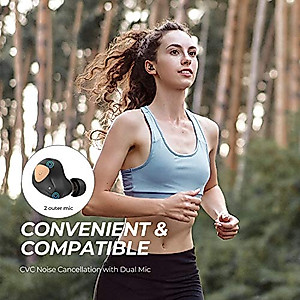 SoundPEATS Truengine 3 SE Wireless Earbuds with Dual Dynamic Drivers, 30 Hours Playtime, Touch Control, Bluetooth Headphones with Dual Mic, Stereo Sound in-Ear Earphones, Compact Charging Case (USB-C)