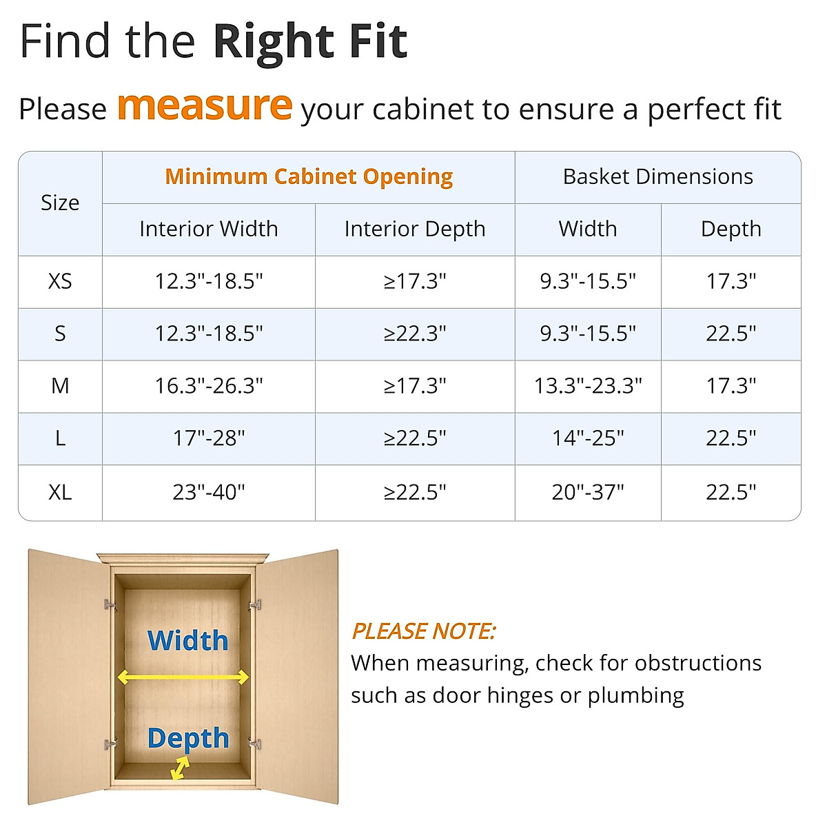 KIKIBRO Pull Out Drawer Cabinet Organizer, Expandable Slide Out Storage Shelves for Cabinets, Under Sink and Wardrobe, Opening Size Required 16.3"~26.3" 1 Pack