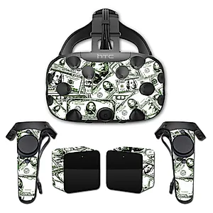 MightySkins Skin Compatible with HTC Vive Full Coverage - Phat Cash | Protective, Durable, and Unique Vinyl Decal wrap Cover | Easy to Apply, Remove, and Change Styles | Made in The USA