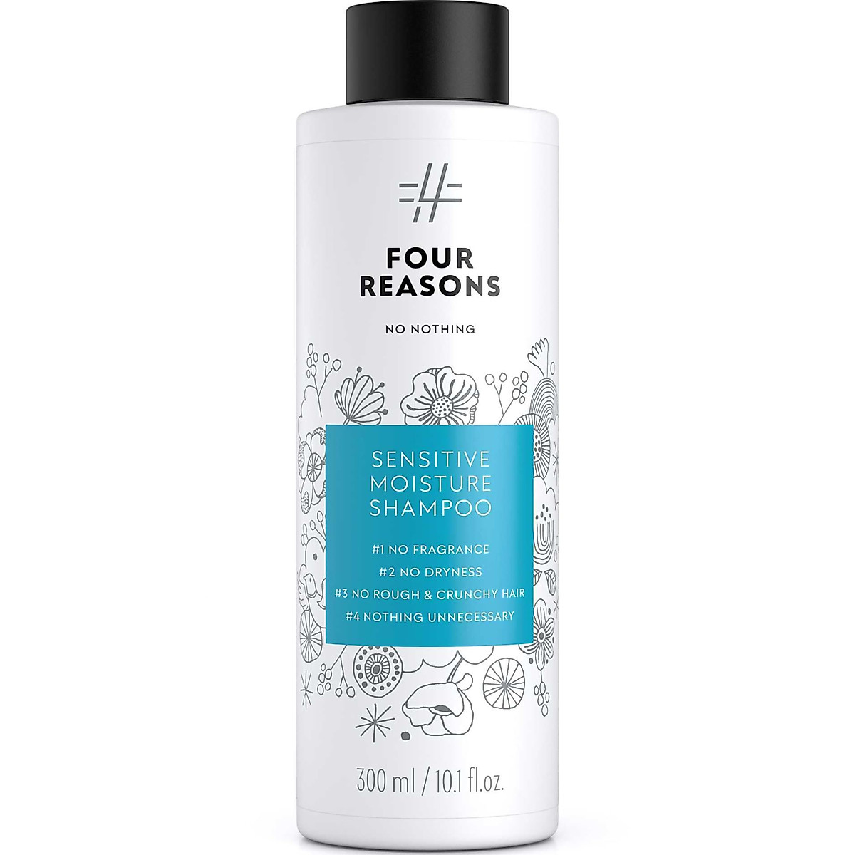 No Nothing Moisturizing Shampoo - Fragrance Free for Dry Hair and Sensitive Scalp - Hydrating, Hypoallergenic, Vegan, Paraben Free and Clear - 10.15oz