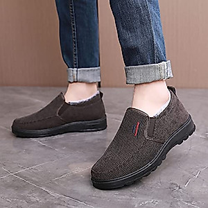 JUMESGU Deals of The Day Lightning Deals Men's Western Cowboy Boots Square Toe Steel Toe Work Boots Men's Safety Toe Leather Work Boots 2023