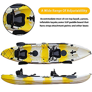 HLOGREE 1/2PCK Kayak Seats,Thicken Seat Cushion for Kayak,Padded Kayak Seat,Canoe Seats with Back Support,Kayak Replacement Parts,Kayak Seat Cushion,for Yak Ocean Sup Canoe,with Kayak Accessory