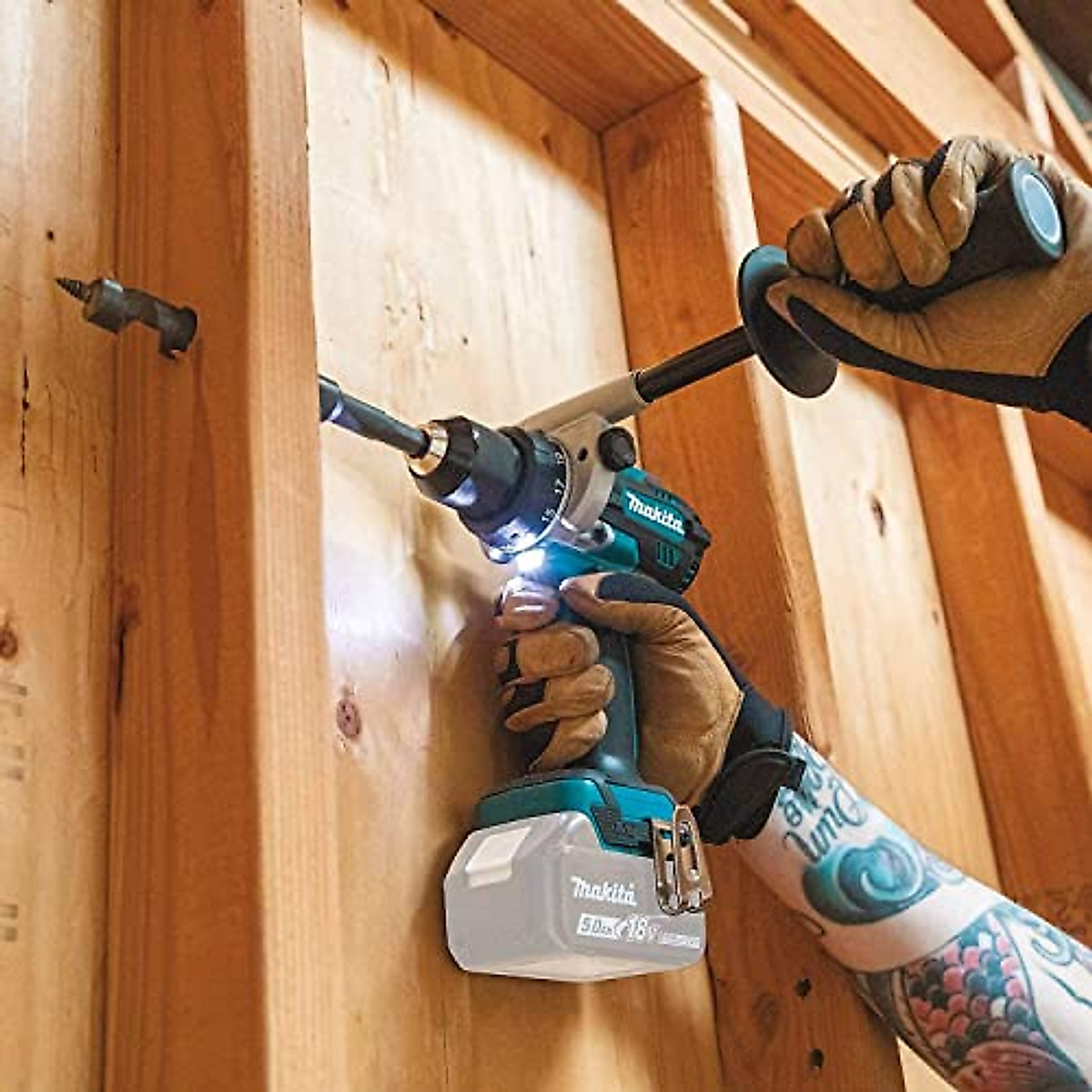 Makita XPH14Z 18V LXT Lithium-Ion Brushless Cordless 1/2" Hammer Driver-Drill, Tool Only (Renewed)