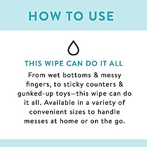 The Honest Company Clean Conscious Wipes | 100% Plant-Based, 99% Water, Baby Wipes | Hypoallergenic, Dermatologist Tested | Classic, 576 Count