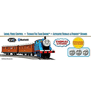 Lionel Thomas & Friends LionChief Set with Bluetooth Capability, Electric O Gauge Model Train Set with Remote