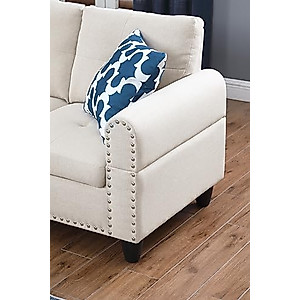 Devion Furniture Edo Sofas, Beige