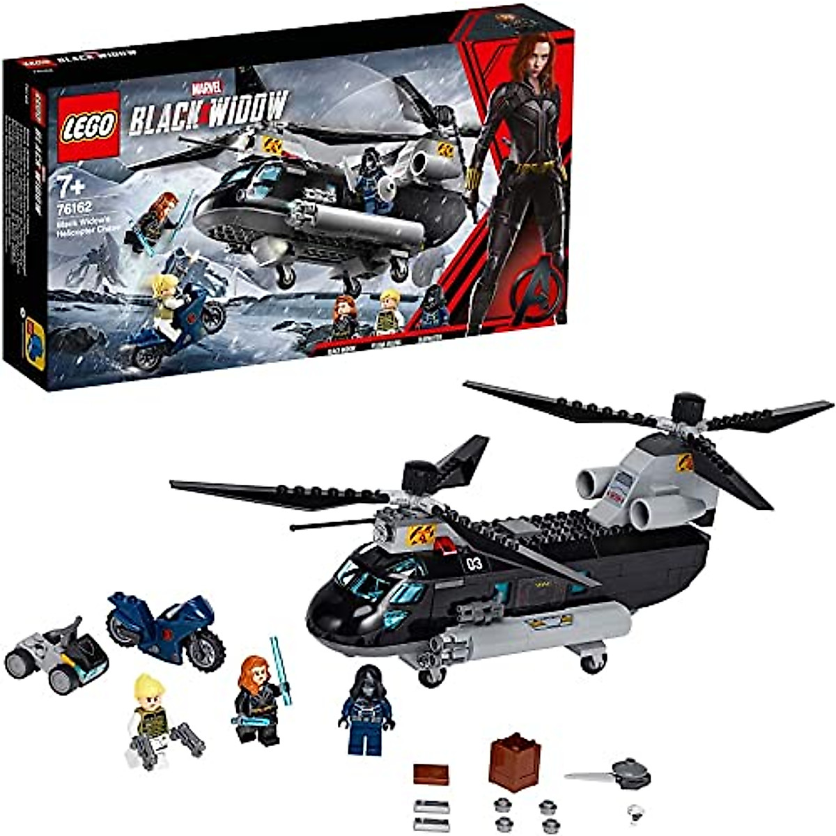 Playset Marvel Avengers Black Widow's Helicopter Chase