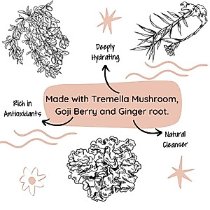 Gryph and IvyRose Daily Embrace 2-in-1 Sulfate Free and Paraben Free Shampoo and Conditioner - Soft Hair Hydration Shampoo/Conditioner - Goji Berry & Ginger (1-Pack)