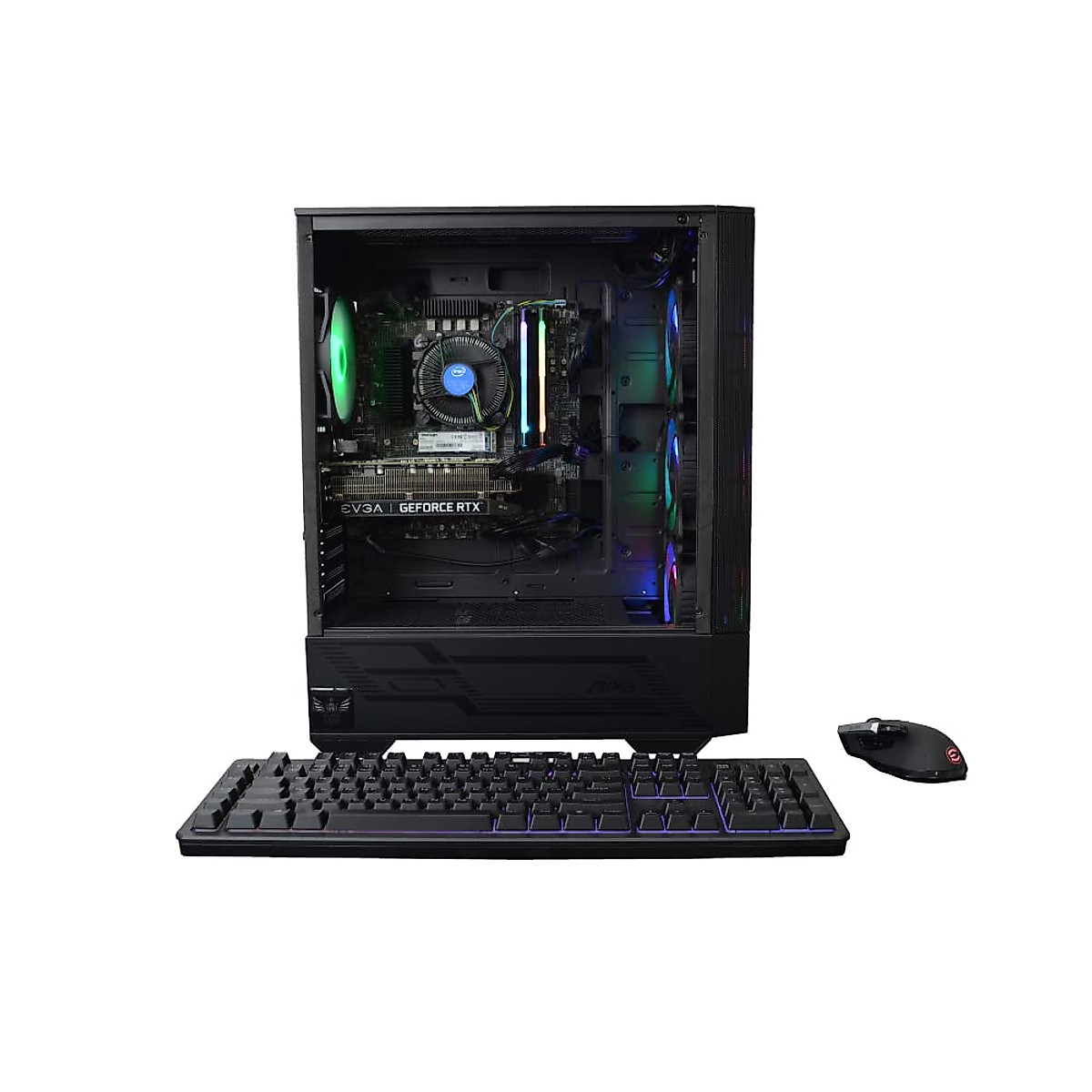 NSX GAMING PC Gaming Desktop Gamer Computer Intel Core I5 10400F, GeForce RTX 2060 6GB, 16 GB Ram (2x8) 480 Gb SSD, USB-C WiFi, Hdmi, Mouse and Keyboard Gamer, Win 11 Home